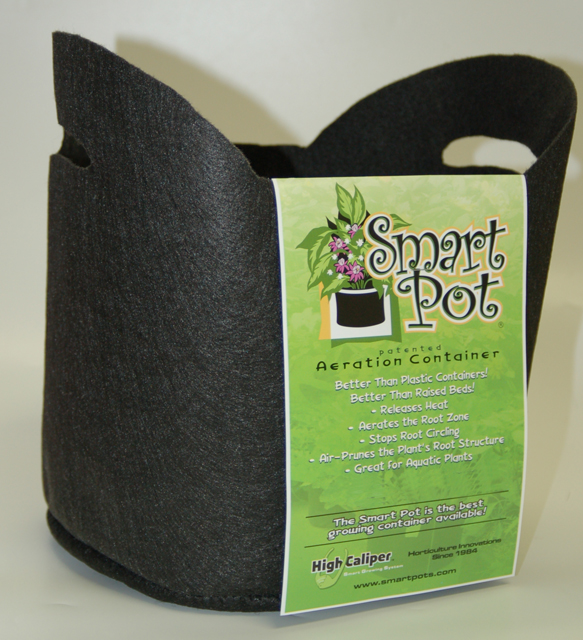 Smart Pot Black 3 Gallon w/ handles